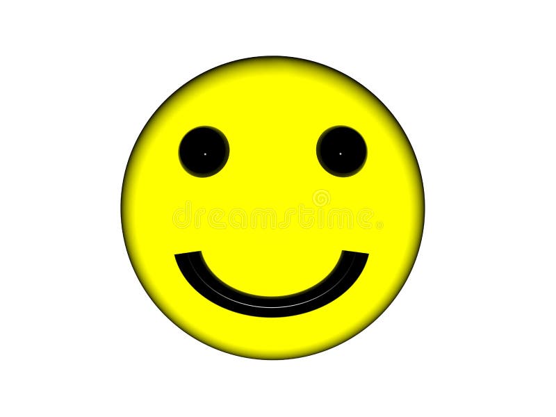 Smiley yellow face. stock illustration. Illustration of tongue - 8258455