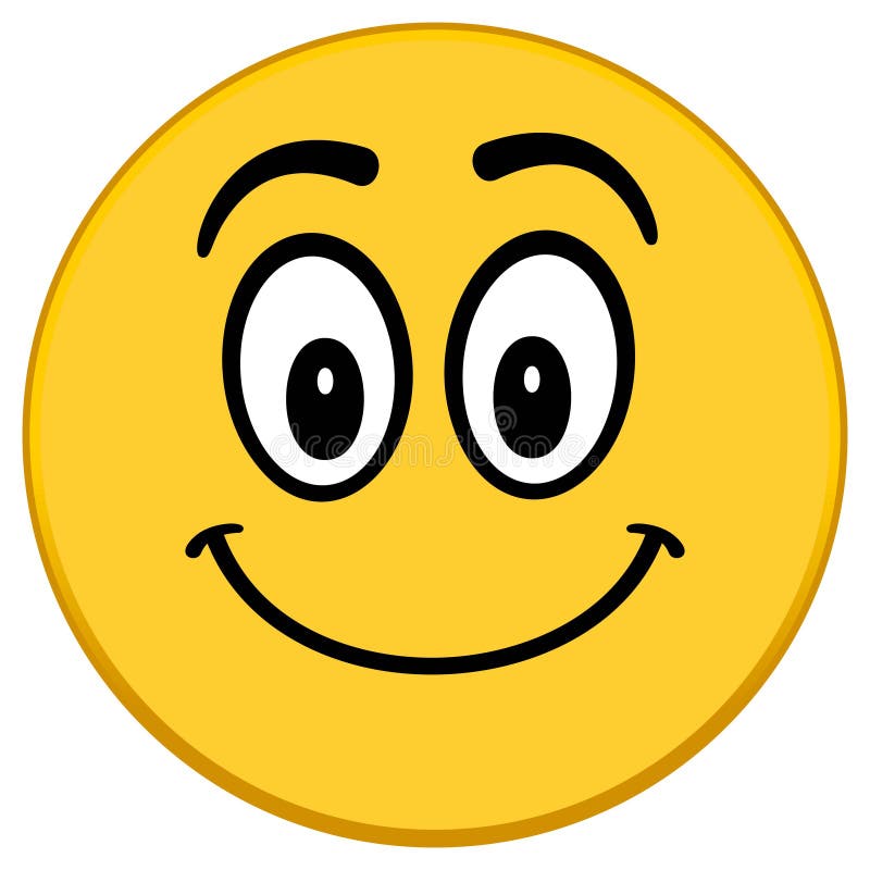 Smileyemoticon vektor illustrationer. Illustration av gladlynt - 93701608