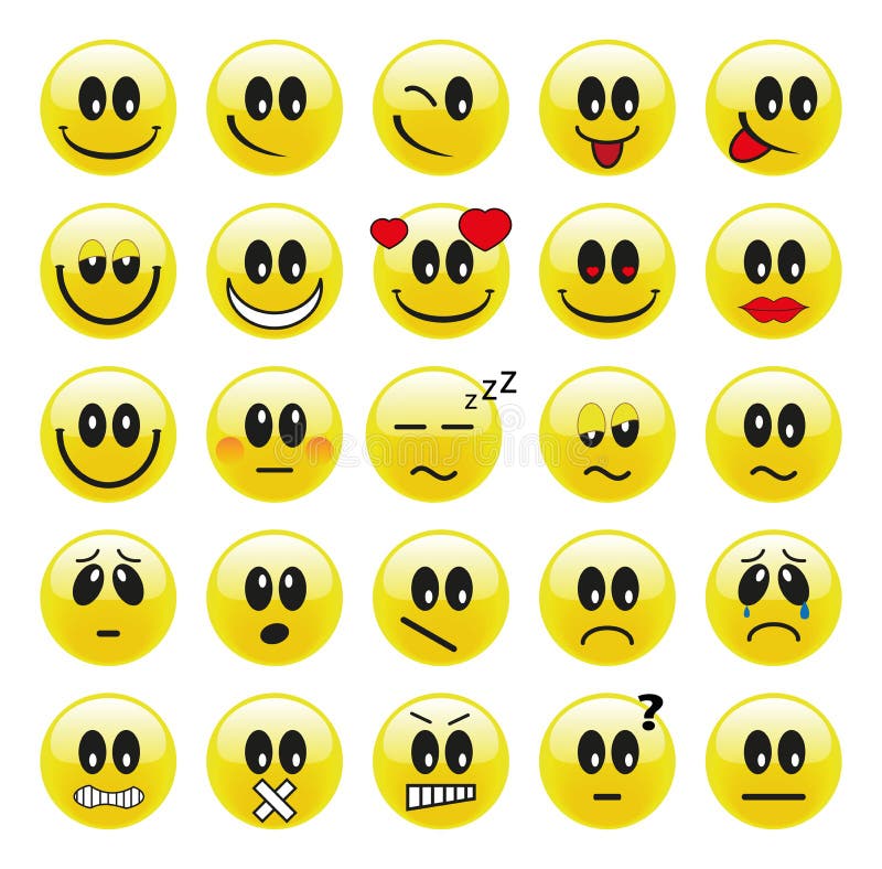 Smileys stock illustration. Illustration of mouth, goodness - 26776514