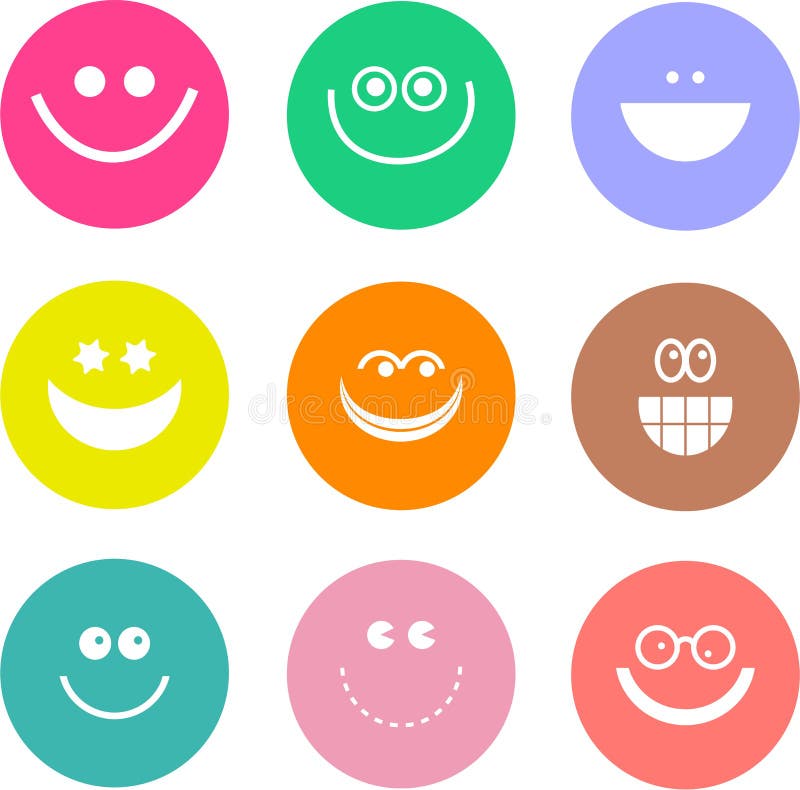 Smilie icons stock vector. Illustration of expressions - 867012
