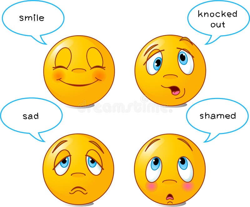 Smilies âAâ vektor abbildung. Illustration von farbe, anstrich - 9714753