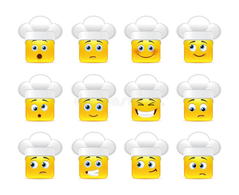 Smilies in the kitchen stock illustration. Illustration of caricature ...