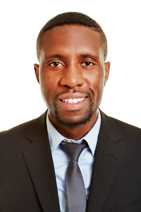 Smiling African Business Man Stock Image - Image of business, smile ...