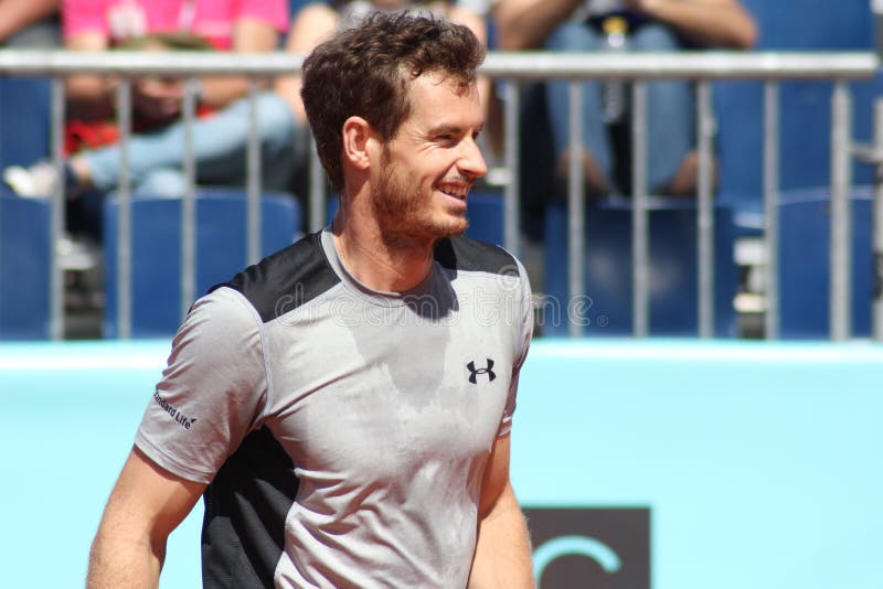 Andy Murray Coming To the Practice. Editorial Stock Image - Image of ...