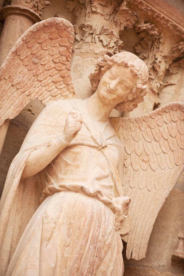 Smiling angel stock image. Image of gothic, church, angel - 23220197