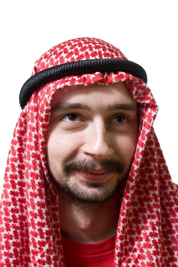 Smiling arabian young man stock photo. Image of person - 5204180
