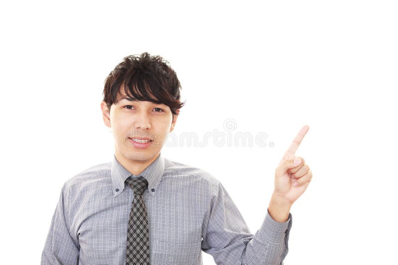 Smiling Asian businessman stock image. Image of happy - 58120781