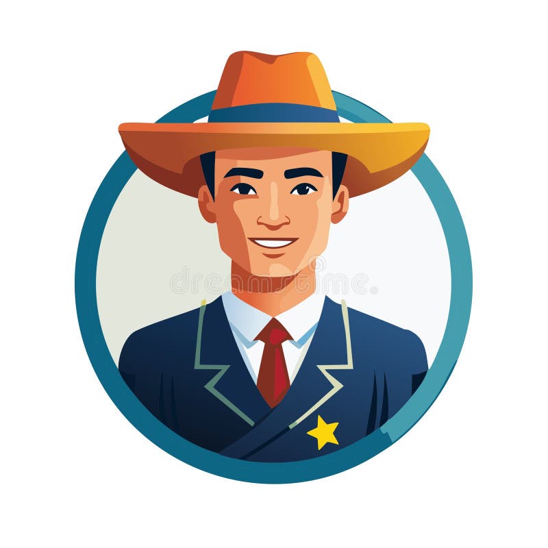 Sheriff Bust Stock Illustrations – 15 Sheriff Bust Stock Illustrations ...