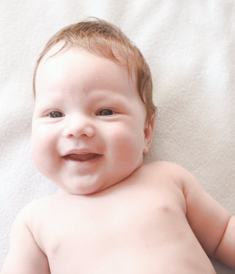 Smiling baby stock image. Image of innocence, child, positivity - 22924789