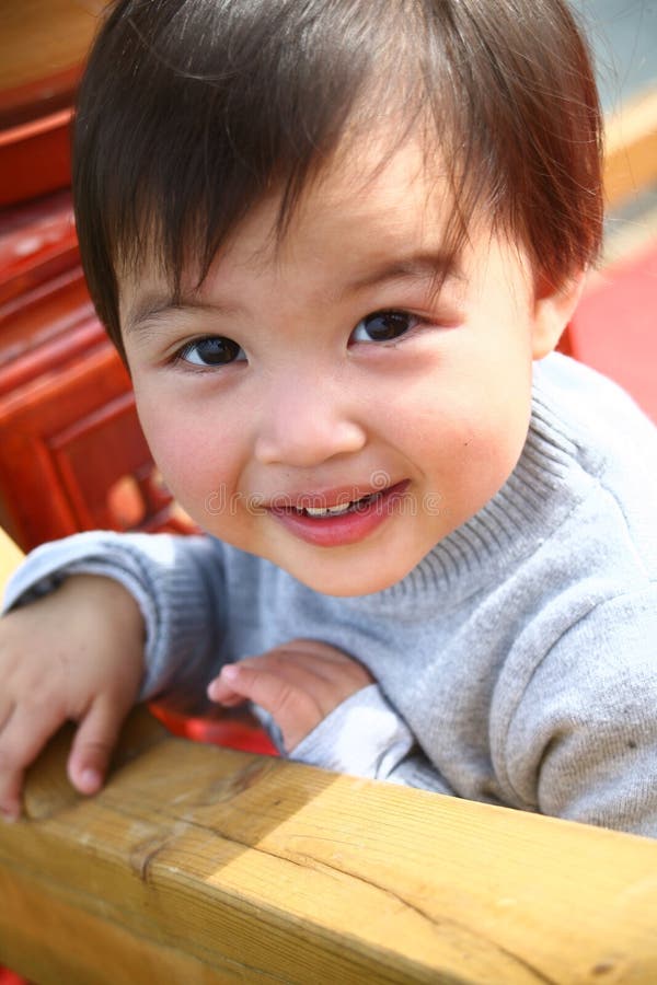 Smiling baby stock photo. Image of smile, laugh, chuffed - 23149520