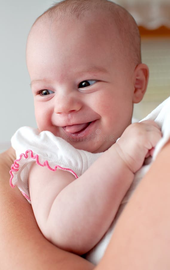 Smiling Baby stock image. Image of face, maternity, affection - 27876345