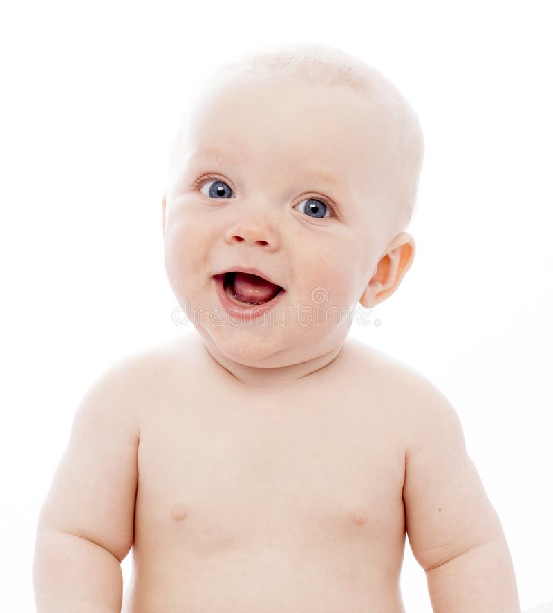 Funny Happy Baby Toddler Face Stock Image - Image of face, toddler ...