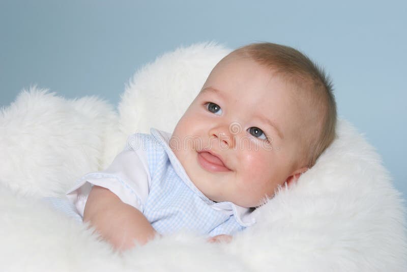 Smiling baby boy stock photo. Image of baby, laugh, innocent - 292476