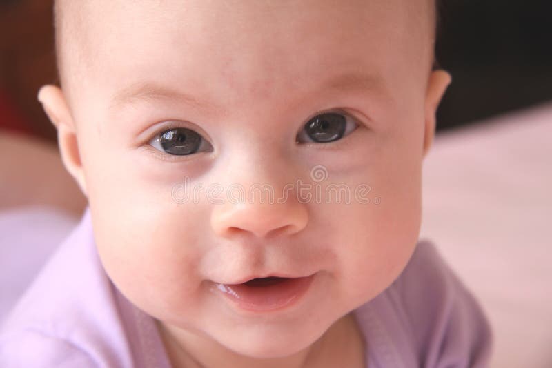 Smiling baby stock photo. Image of child, look, infant - 845348