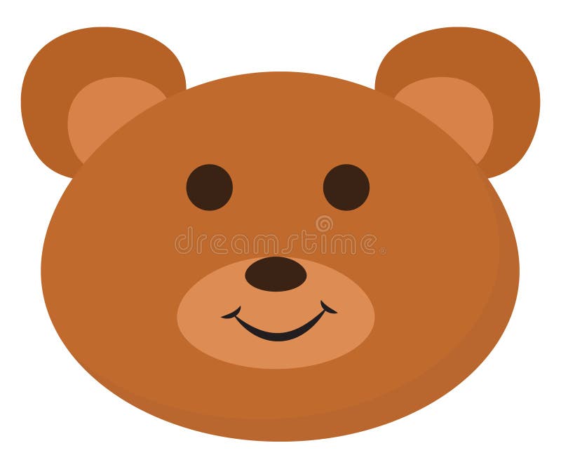 Smiling Baby Bear , Vector or Color Illustration Stock Vector ...