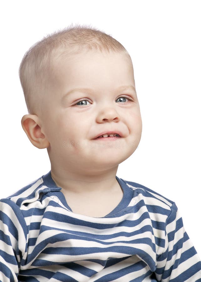 Smiling baby boy stock photo. Image of singlet, child - 23841378