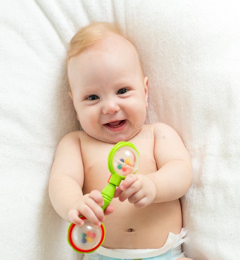 Smiling baby boy stock image. Image of tiny, toddler - 34124245