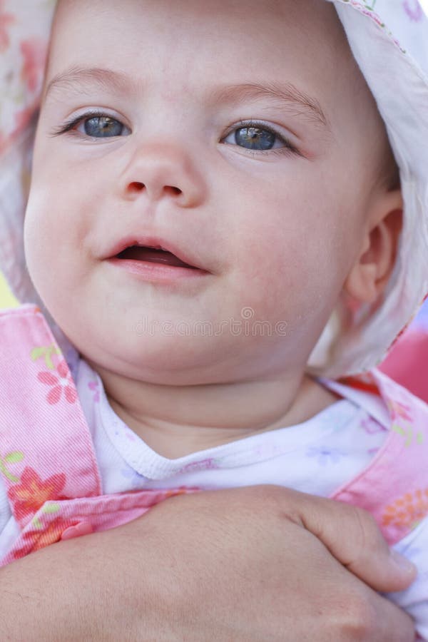 Smiling baby girl stock image. Image of childhood, looking - 21048321