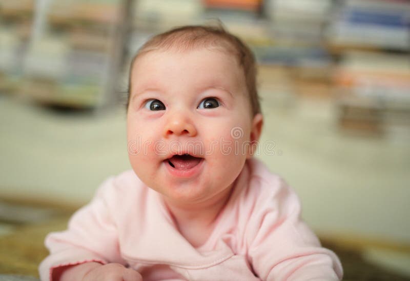 Smiling baby stock image. Image of little, people, cute - 38622489
