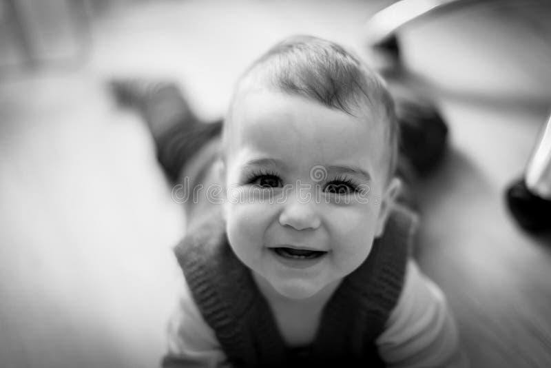 Smiling baby stock image. Image of family, lifestyle - 41284671