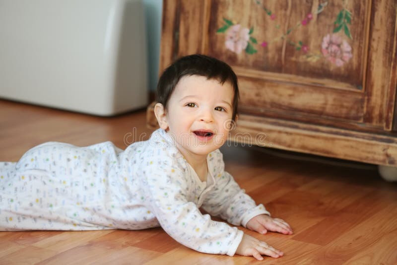 Smiling baby, soft focus stock image. Image of happy, beauty - 8776469