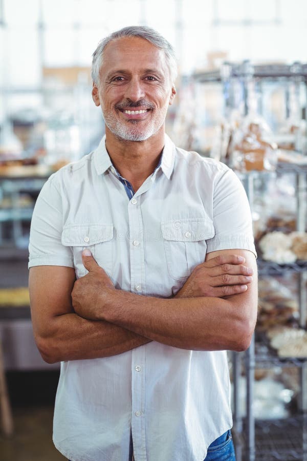 Bakery Owner with Product on Container Stock Image - Image of mubarak ...