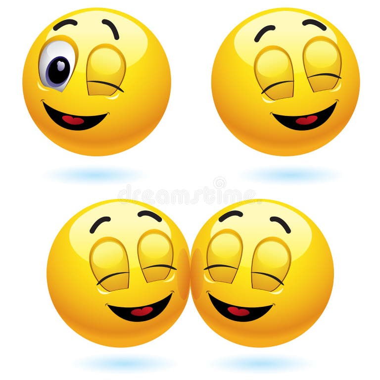 Smiling balls stock vector. Illustration of character - 8989824