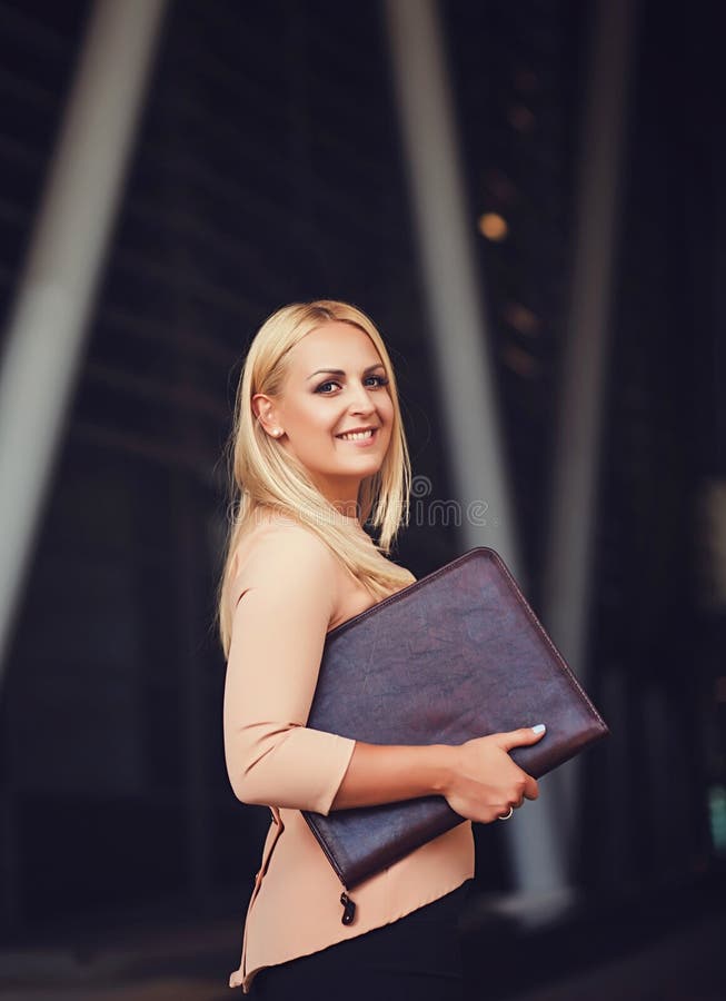Smiling bank manager stock image. Image of cheerful - 111830201