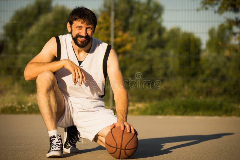 Smiling basketball player stock image. Image of basketball - 101769897
