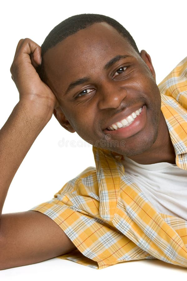 Smiling Black Man stock photo. Image of background, happy - 4592736