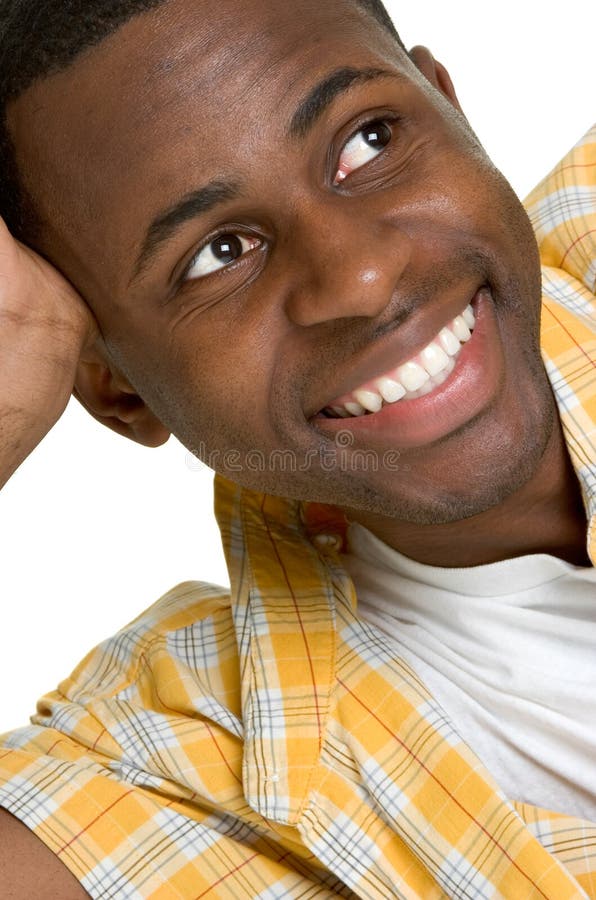 Smiling Black Man stock photo. Image of happiness, black - 5332980