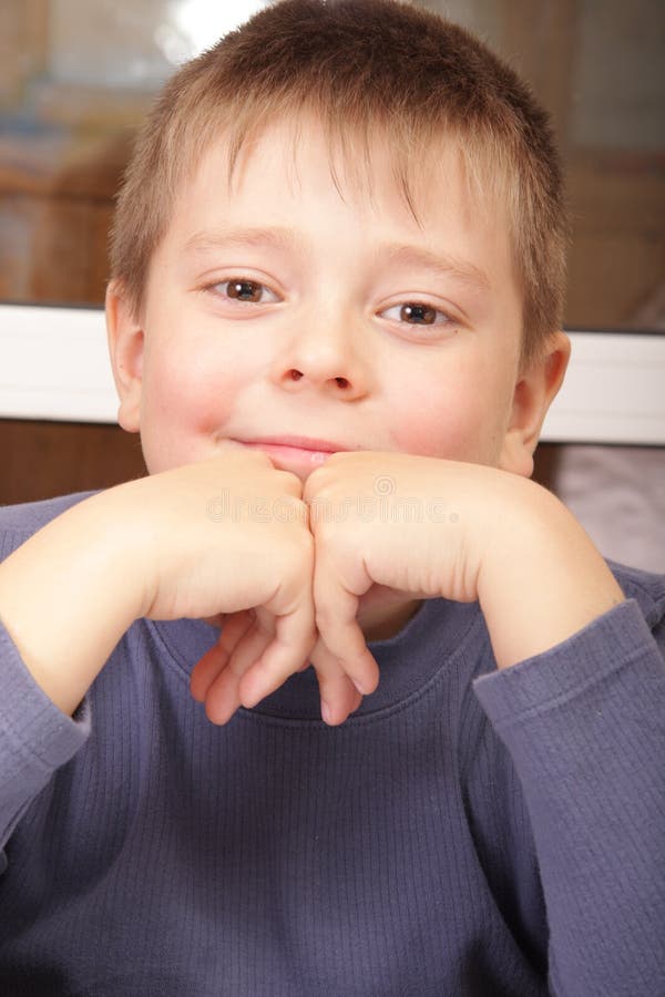 Boy Staring stock image. Image of intent, face, staring - 805113