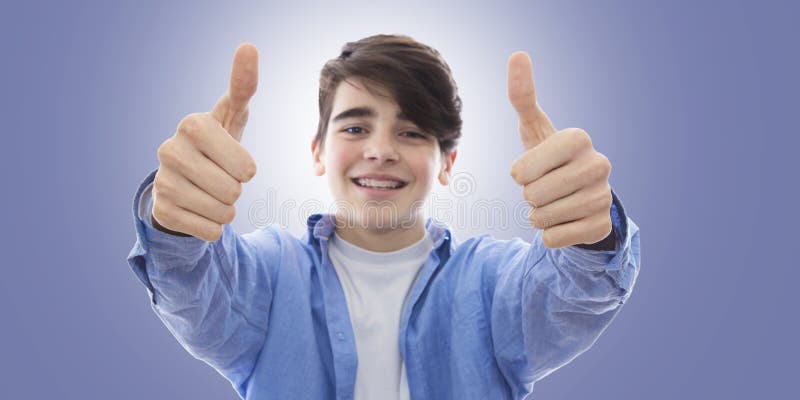 Ok, Satisfaction and Approval, Boy Gesturing Okay Stock Photo - Image ...