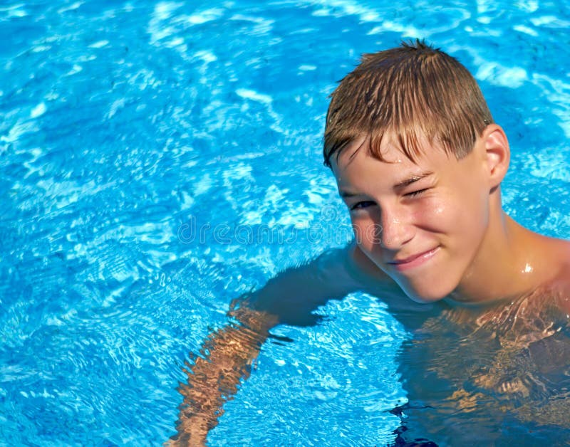Smiling boy bright water stock photo. Image of child - 16424482