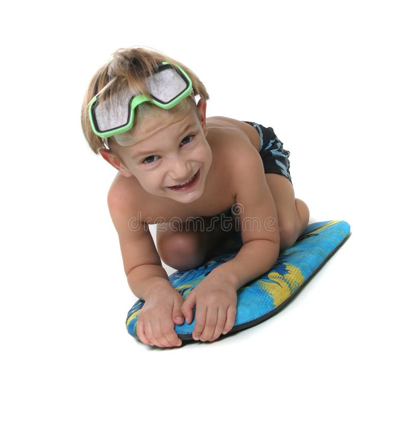 Smiling boy in diving mask stock image. Image of exercise - 22374869