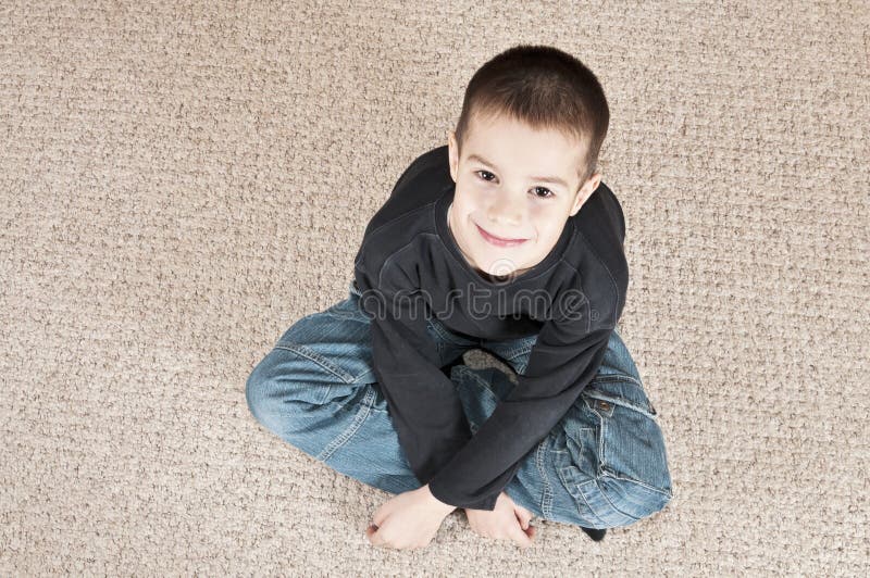 Smiling boy top view stock photo. Image of smiling, shoulders - 37686304