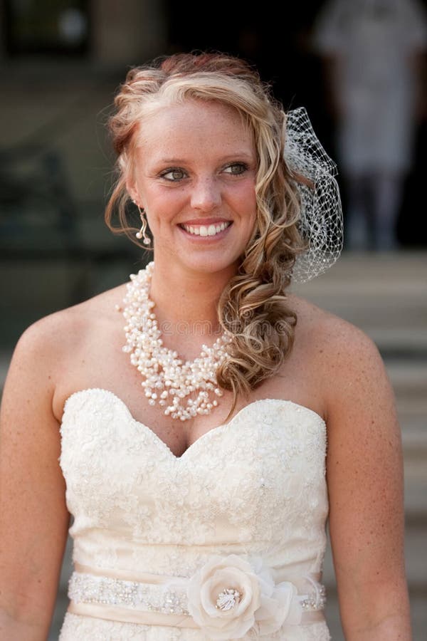 Smiling Bride stock photo. Image of laughter, elegance - 31922956