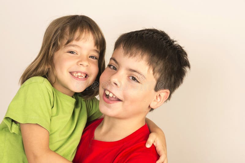 Smiling brothers stock photo. Image of little, emotion - 45534956