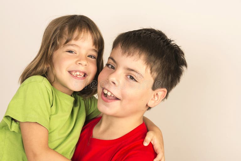 Smiling brothers stock photo. Image of little, emotion - 45534956
