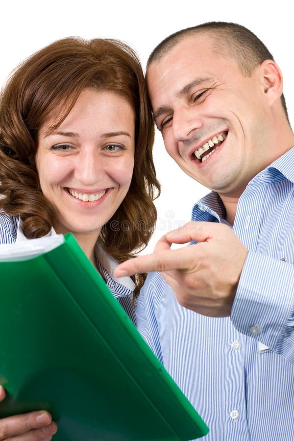 Smiling Business People Working Stock Image - Image of attractive ...