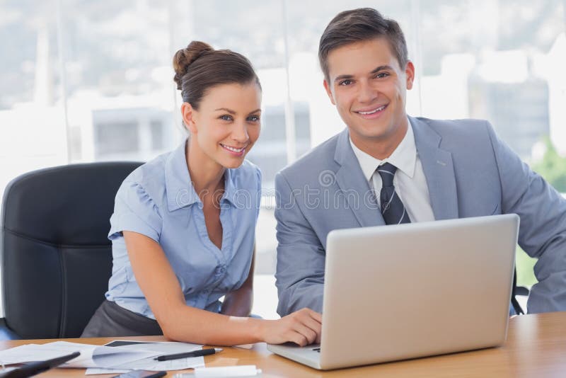 Business couple stock photo. Image of suit, digital, office - 46435790