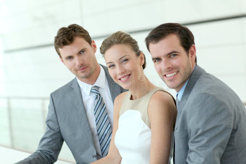 Smiling business team stock photo. Image of office, class - 22728486