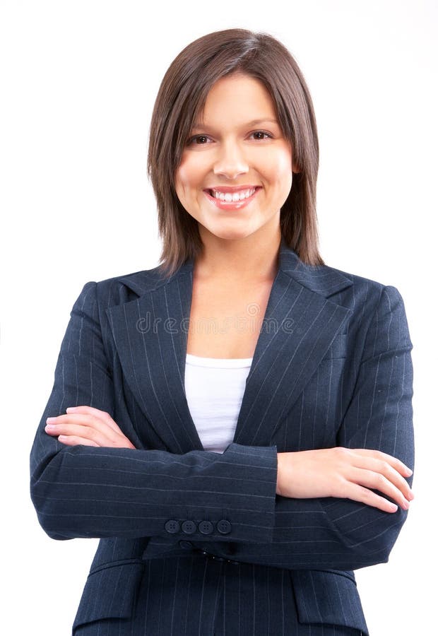Smiling business woman stock photo. Image of expression - 310116
