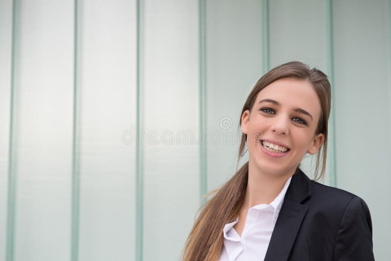 Smiling business woman stock image. Image of executive - 38428135