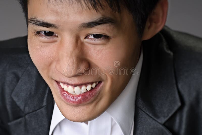 Smiling businessman stock image. Image of face, expression - 14714913