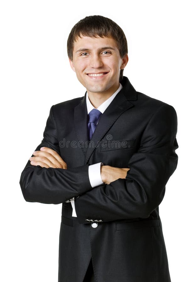 Smiling businessman stock photo. Image of businessman - 14881838