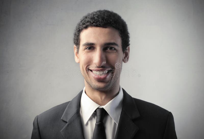 Smiling businessman stock image. Image of face, businessman - 23176797