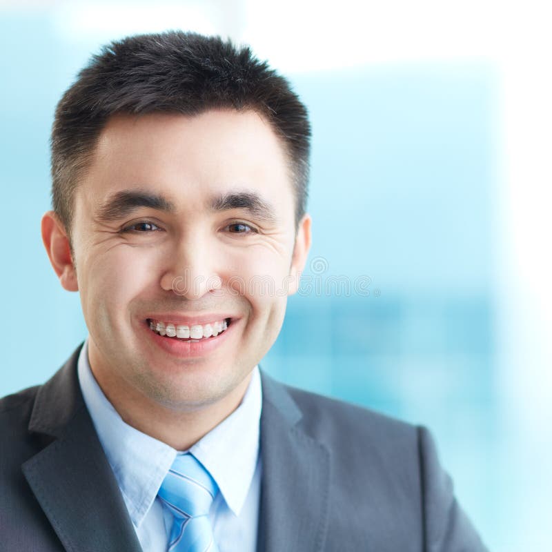 Smiling businessman stock image. Image of adult, executive - 33382471
