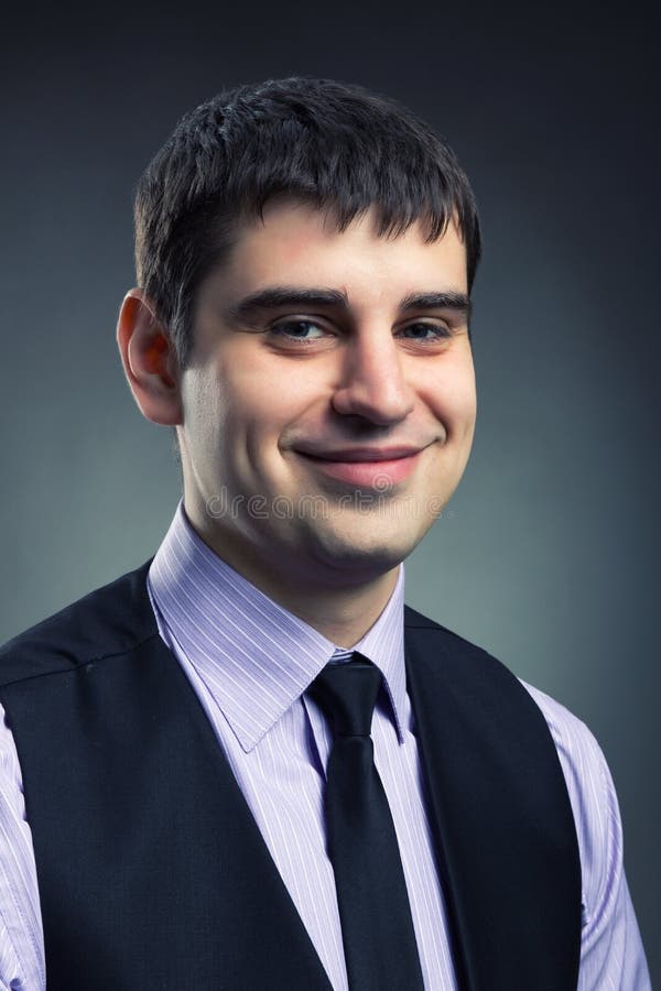 Smiling businessman stock photo. Image of friendly, elegance - 39495592