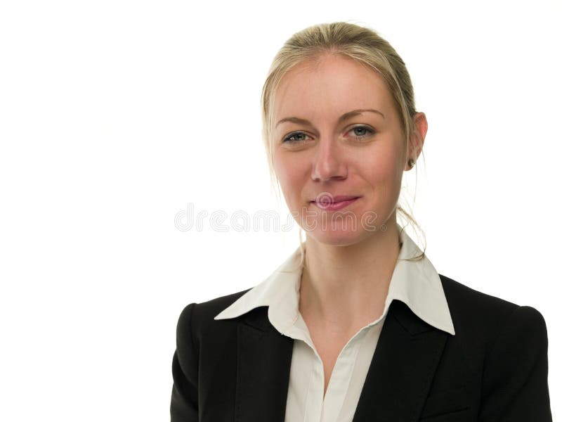 Smiling Businesswoman Portrait Stock Photo - Image of female, smiling ...